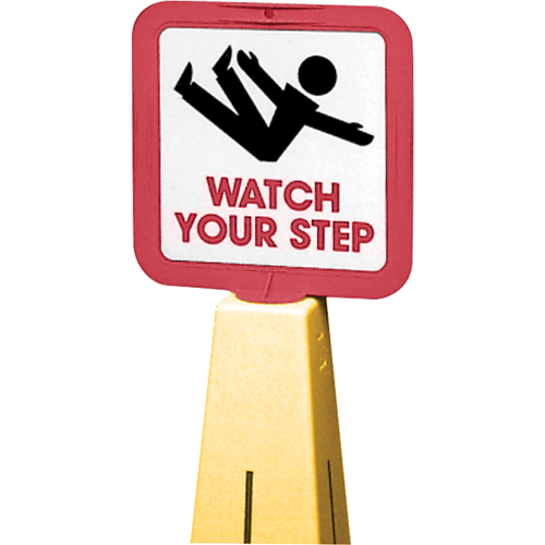 CCI Canada "Watch Your Step" Traffic Cone Message Label, Adhesive ...