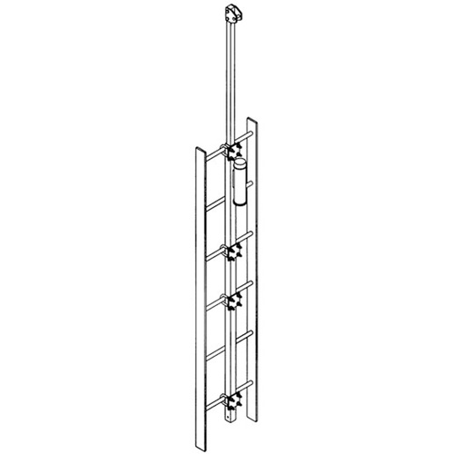 3M DBI Sala Fall Protection Lad-Saf Grab Bar Extension Top Bracket for ...